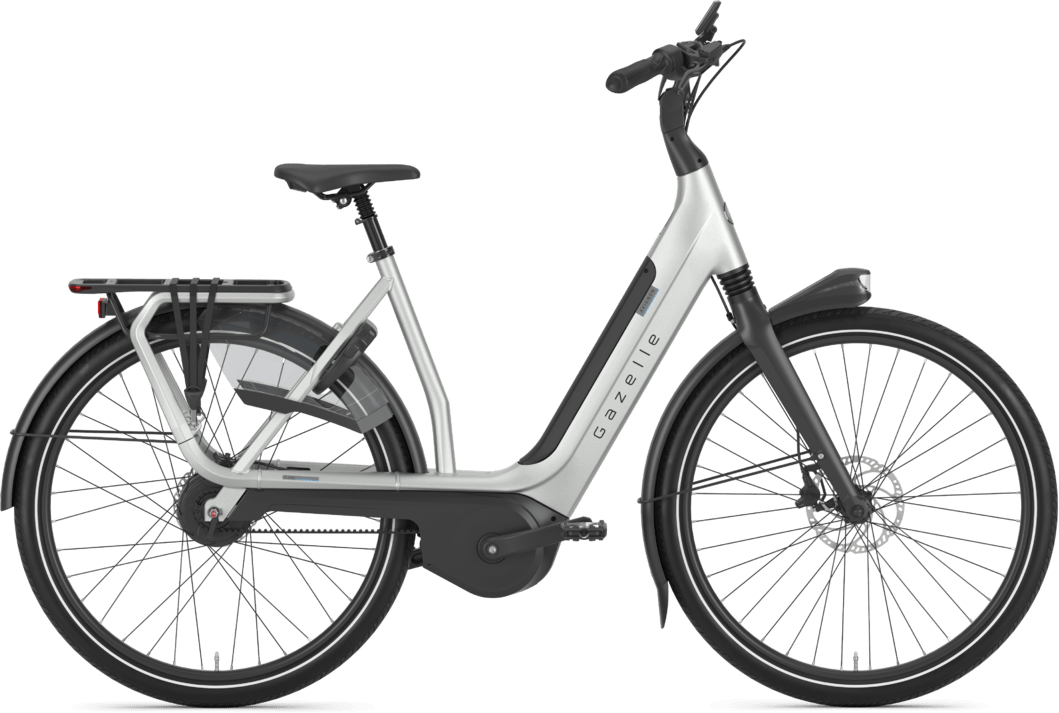 Gazelle AVIGNON C380 HMB Belt Dame 2023 - Grå – Bikeland